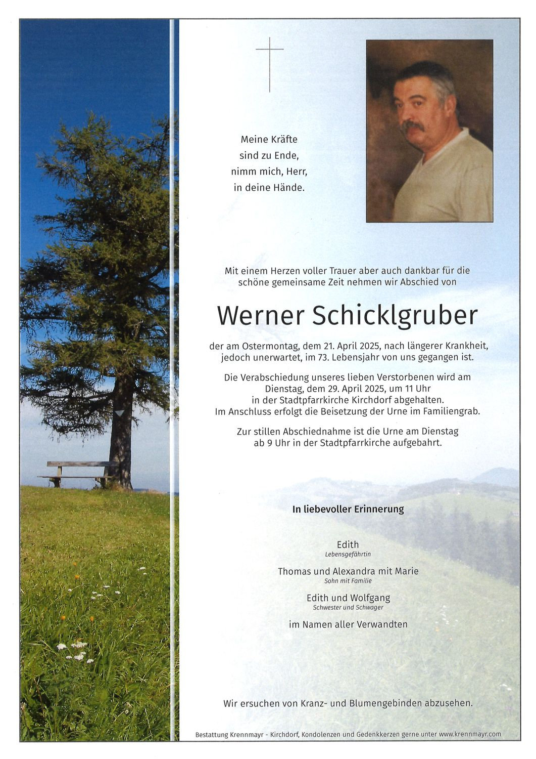Todesfall Werner Schicklgruber